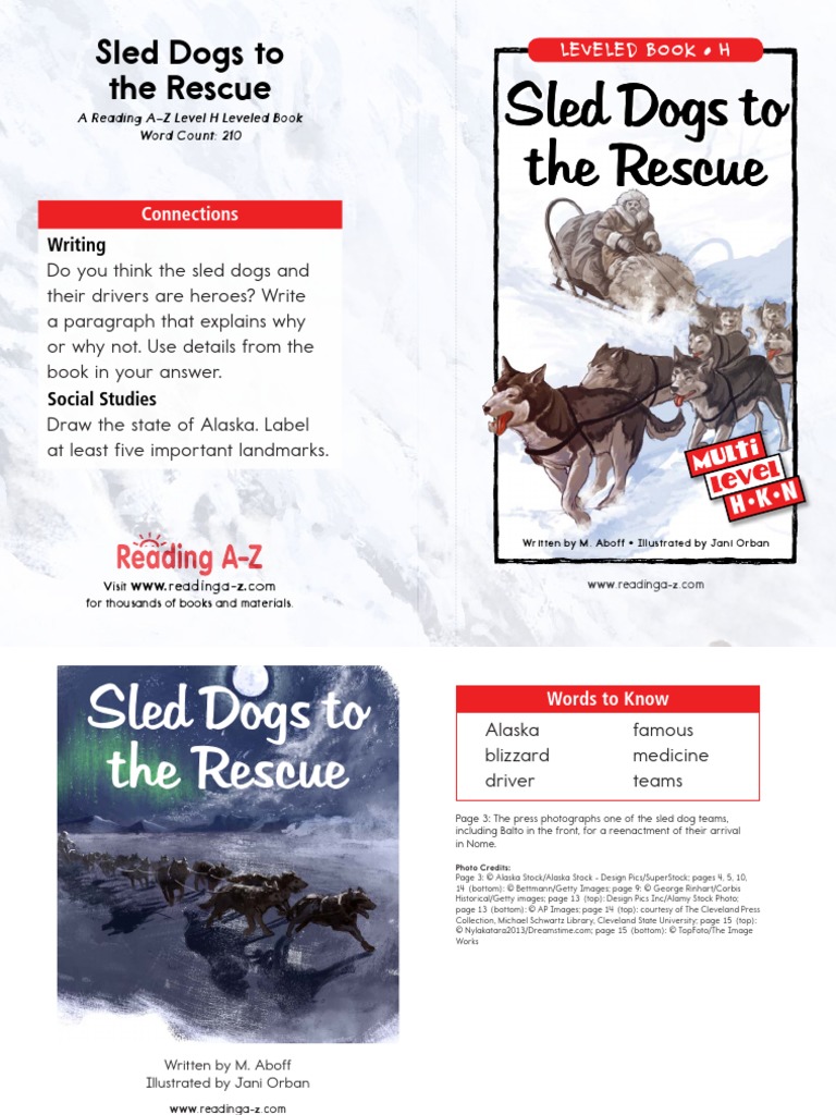 Raz lh43 Sleddogstorescue CLR | PDF | Dog Sledding | Sledding