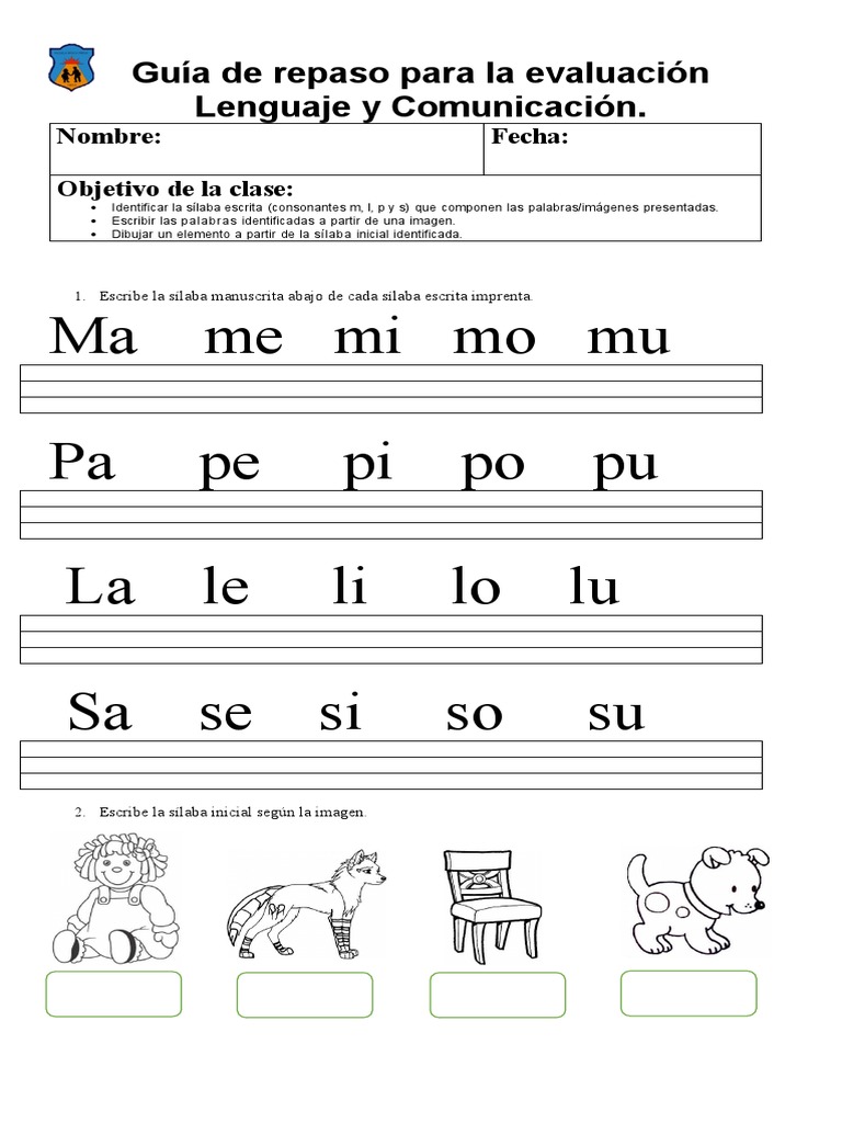 Guía de Repaso 2 M, L, P y S | PDF