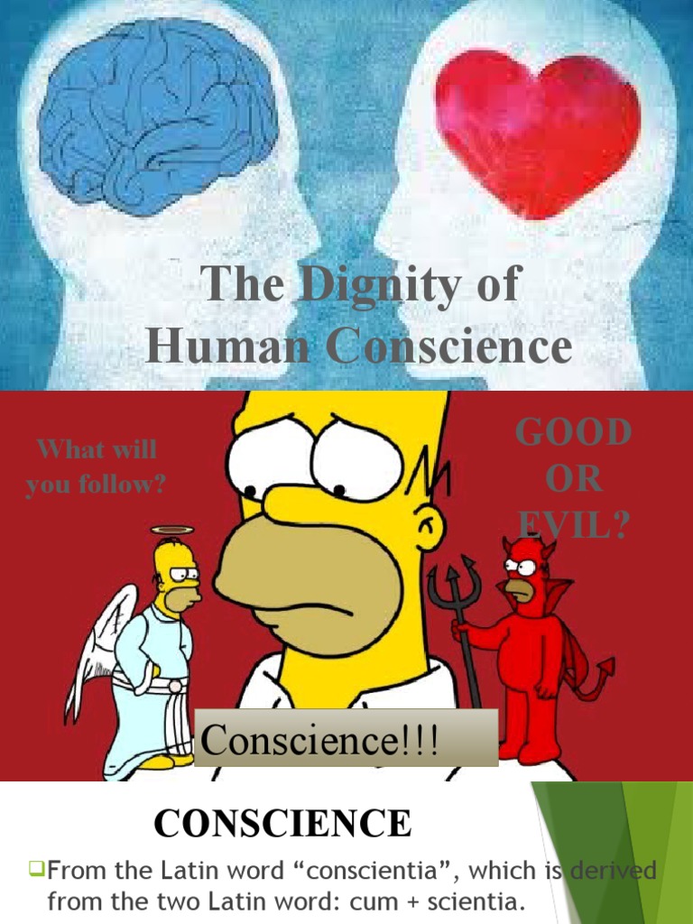 Lesson 1.3 The Dignity of Human Conscience | PDF | Conscience | Natural Law