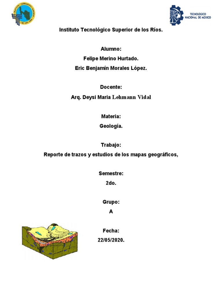 Reporte Trazos y Estudios de Mapas Geograficos | PDF | Mapa | Cartografía