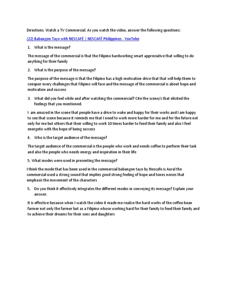 Activity 1 - Analyzing Multimodal Texts | PDF