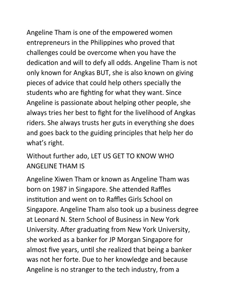 Angeline Tham | PDF