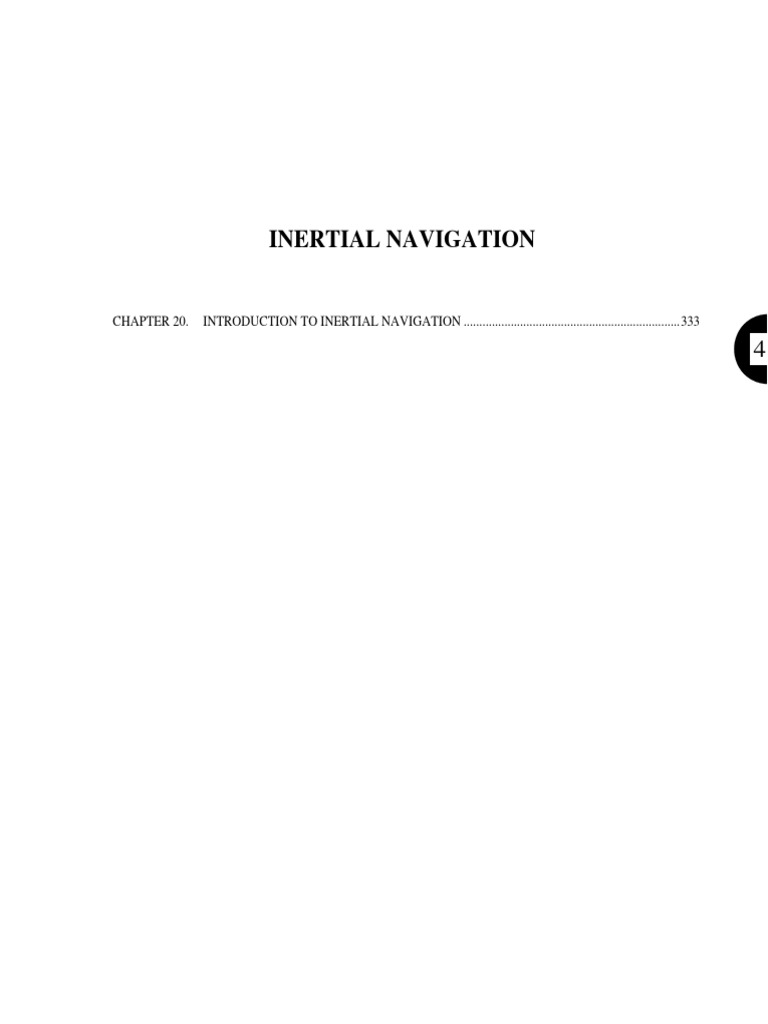 Part 4 - Inertial Navigation | PDF | Inertial Navigation System | Gyroscope