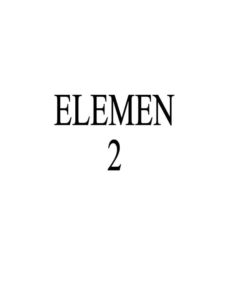 EleMeN 2 (seJaraH) | PDF