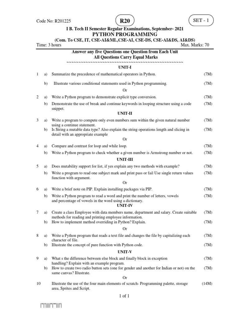 Python Programming Sept 2021 Download Free Pdf Python Programming Language Control Flow