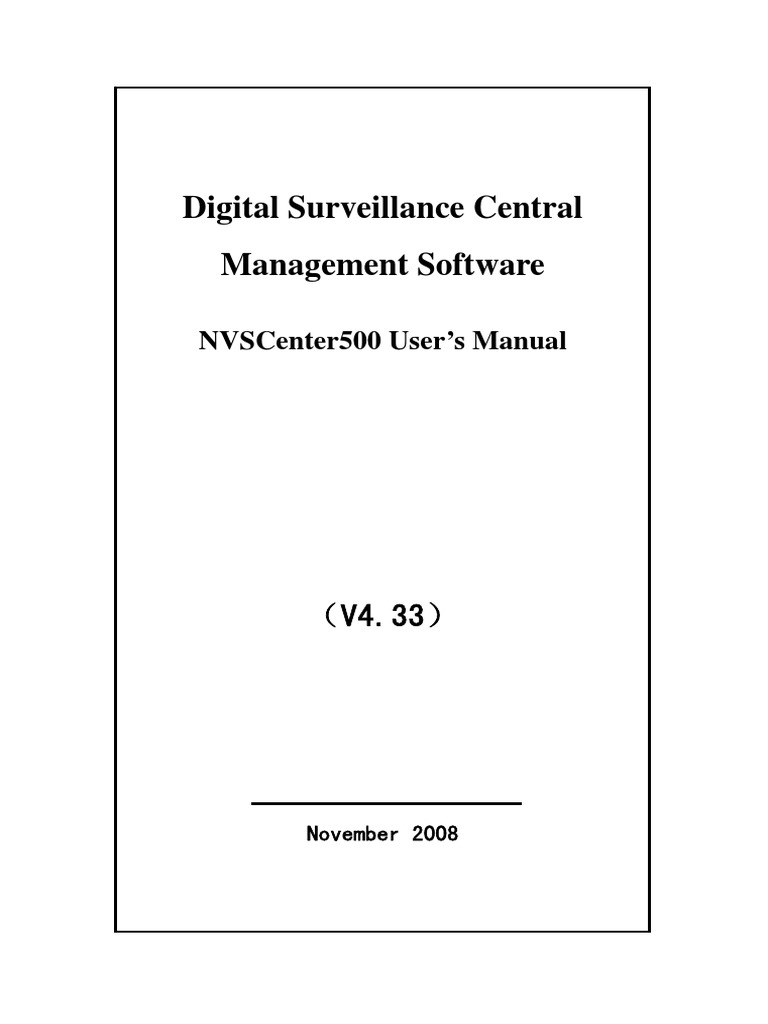 Understanding NVS in Surveillance Software | PDF | Port (Computer ...