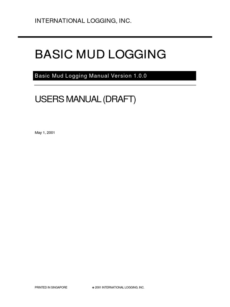 Basic Mud Logging Manual 1638223370 | PDF | Casing (Borehole ...