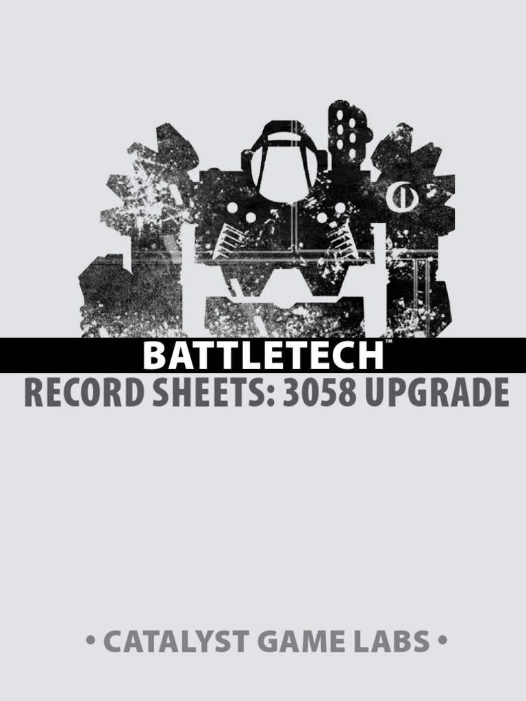 BATTLETECH - Record Sheets 3058 | PDF | Battle Tech | Platoon
