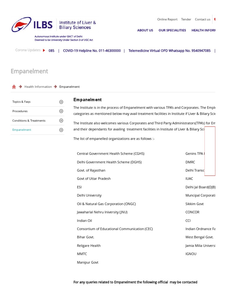 ILBS Hospital Delhi - Best Hospital in Delhi - Liver Transplant Delhi ...