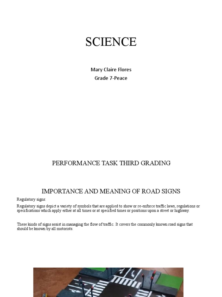Science: Mary Claire Flores Grade 7-Peace | PDF