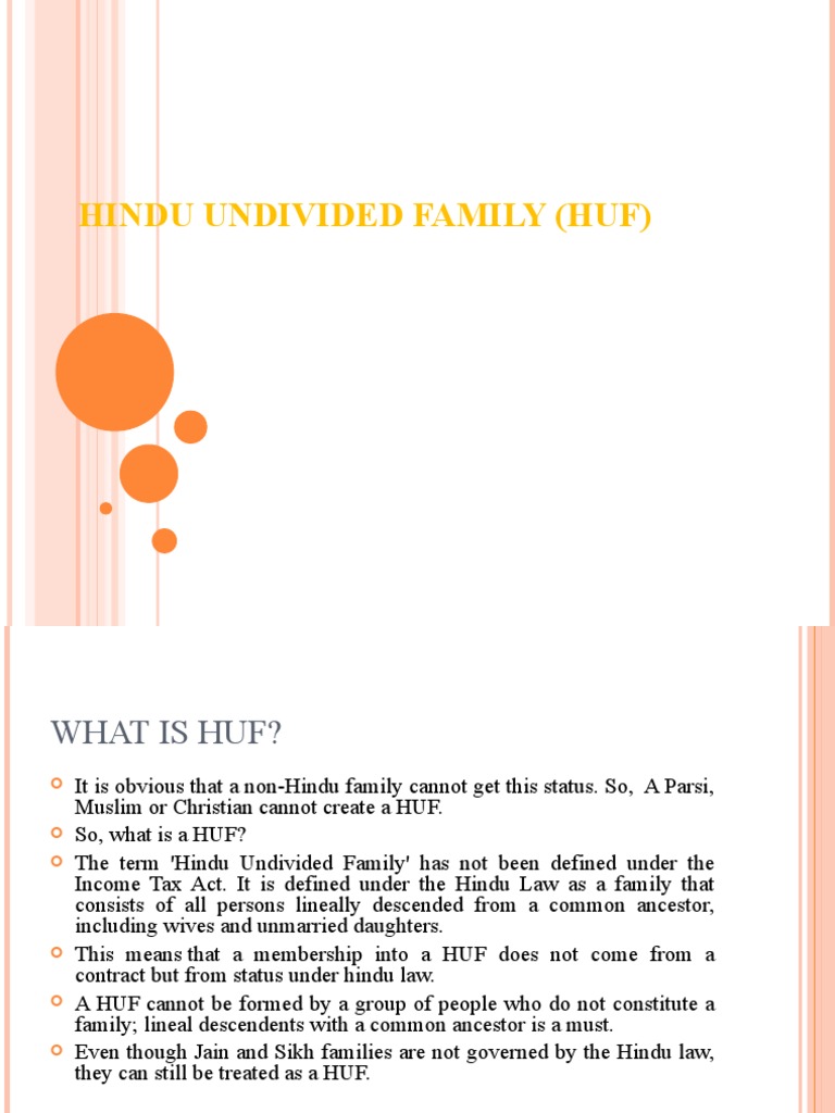 Assessment of HUF | PDF