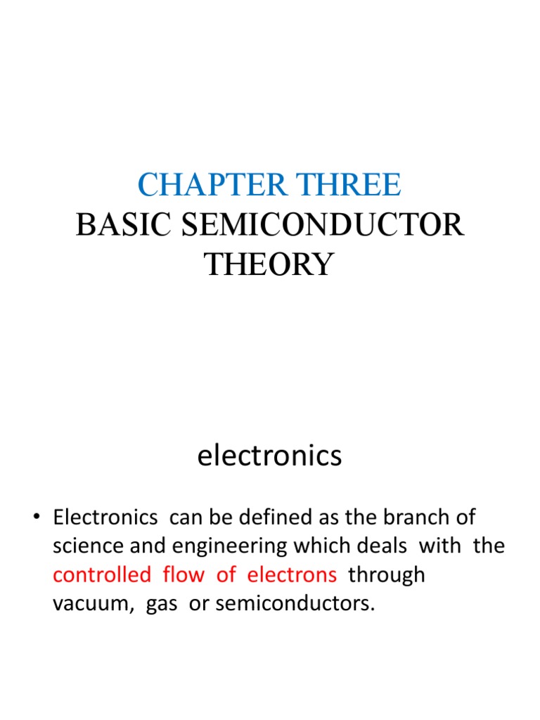 Semiconductor Basics for Engineers | PDF | P–N Junction | Semiconductors
