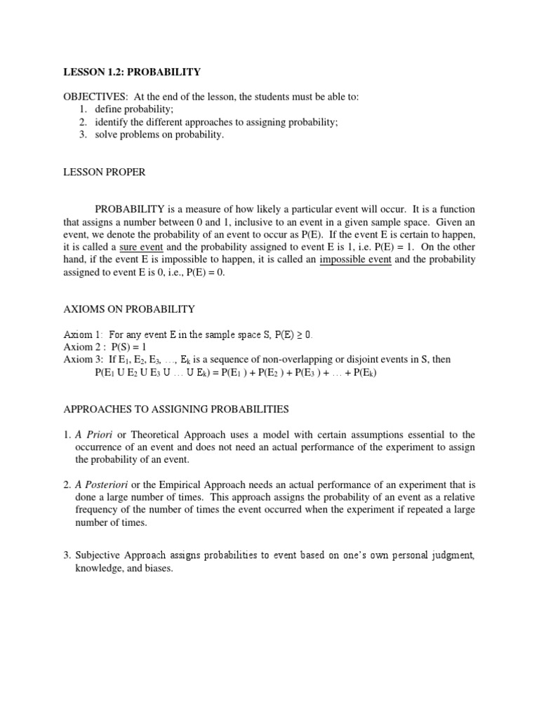 Module 1.2 Engineering Data Analysis | PDF | Probability | Empirical ...