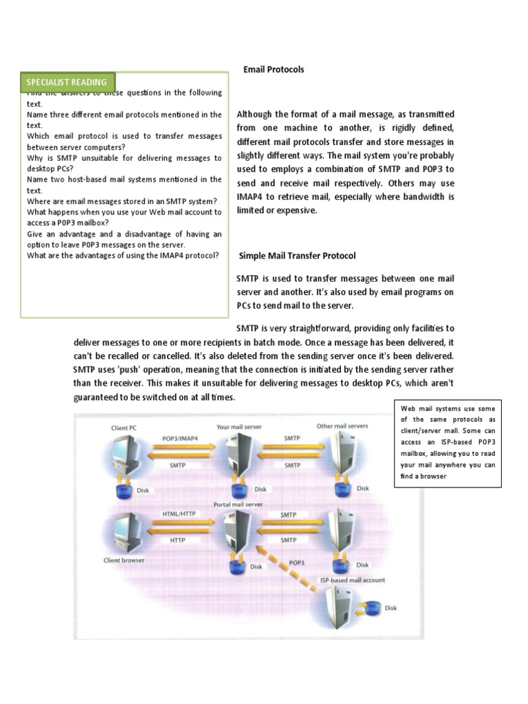 Email Protocols | PDF | Computer Networking | Email