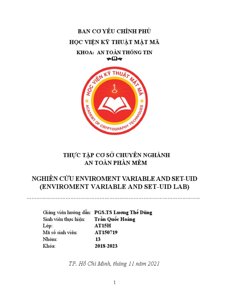 Enviroment Variable and Set-Uid Lab | PDF