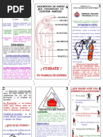 Triptico de Uso y Manejo de Extintores | PDF