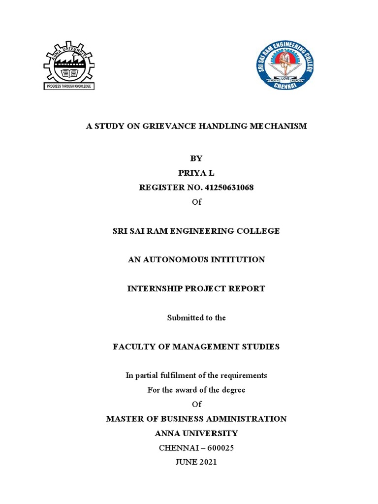 Internship Report (HR) | PDF | Statistics | Employment
