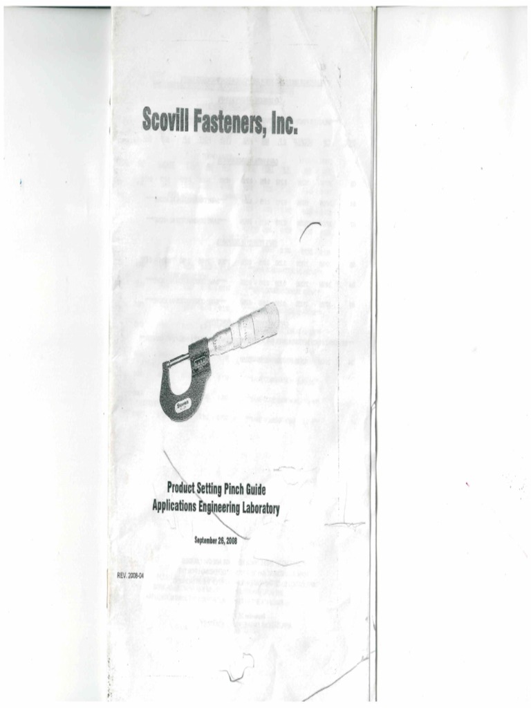 Manual Scovill Broches | PDF