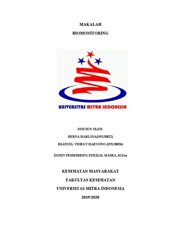 Makalah Biomonitoring | PDF | Sains & Matematika