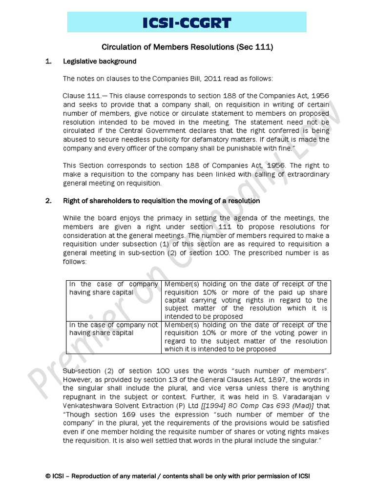 Section 111 - Geeta - Saar - 63 - Circulation - of - Members ...