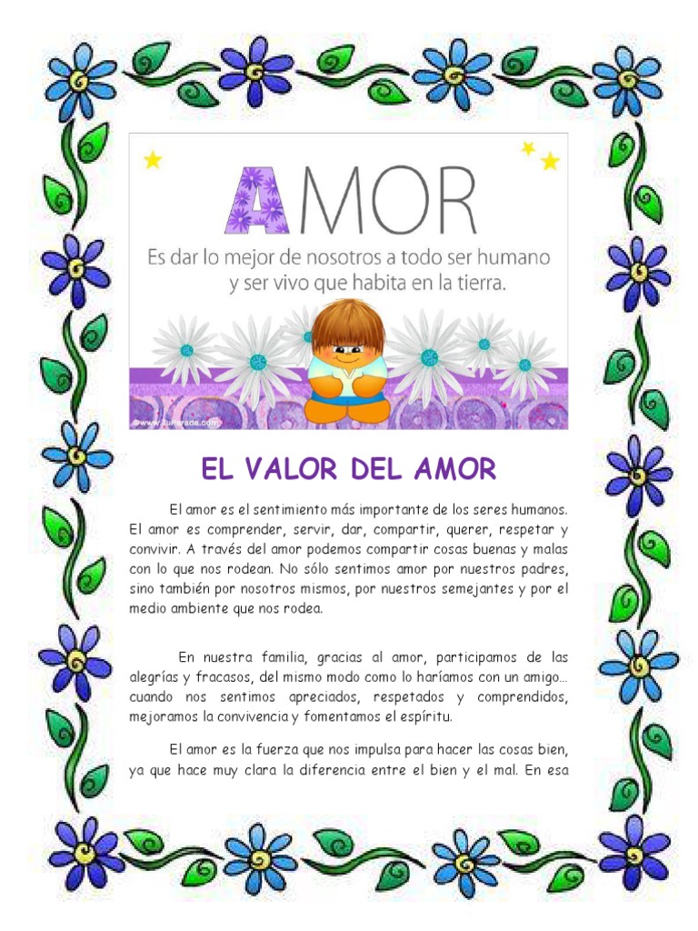El Valor Del Amor | PDF
