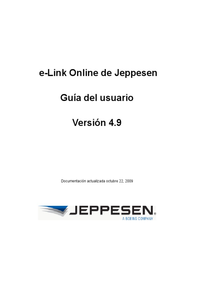 Jeppesen User Guide | PDF | explorador de Internet | Microsoft Windows