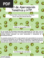 Informe e Interpretación Del HTP EJEMPLO | PDF | Arboles | Temor