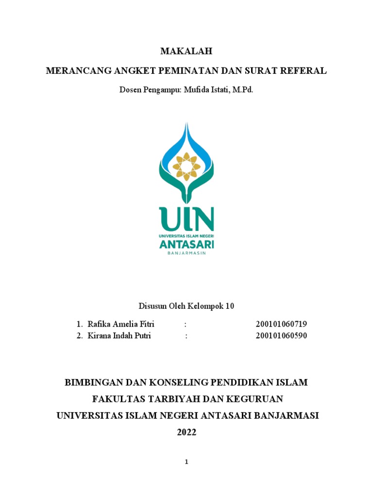 Administrasi Dan Organisasi BK Kel. 10 Makalah | PDF | Karier & Perkembangan