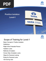 Positive Isolation Safety Procedure | PDF | Switch | High Voltage