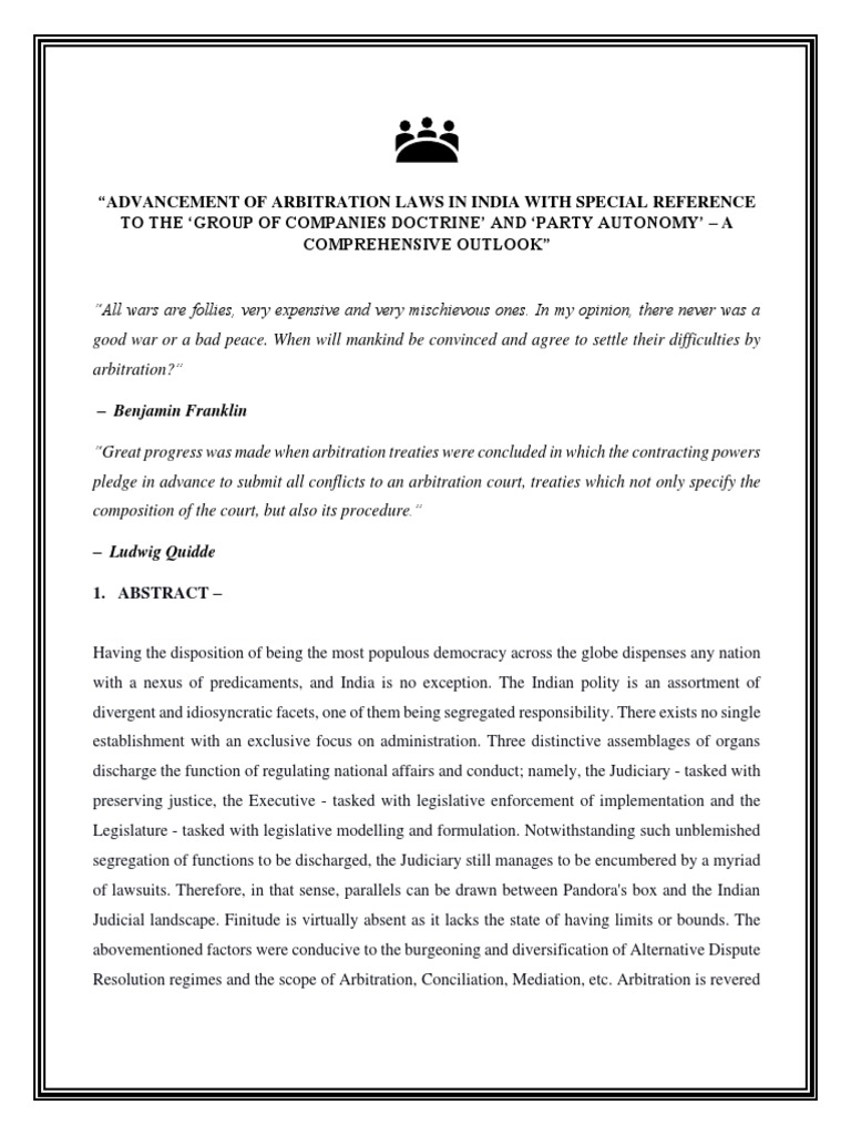 Writing Sample 2 | PDF | Arbitration | Alternative Dispute Resolution