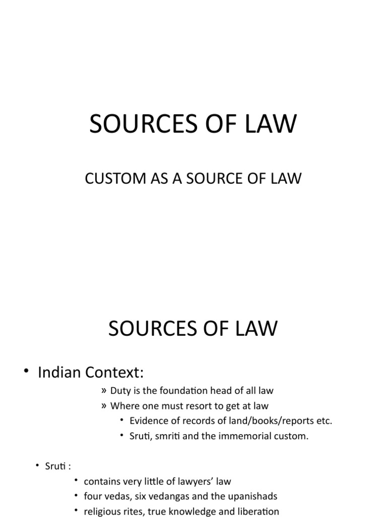 Sources of Law-2 | PDF | Sources Of Law | Jurisprudence