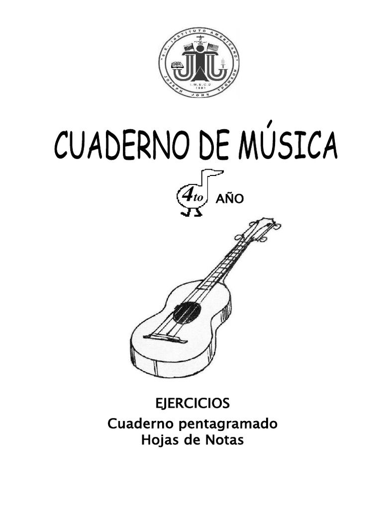 Cuaderno de Actividades Musicales | PDF | Canciones | Las artes escénicas