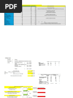 Seismic Calculation Excel | PDF | Mechanics | Structural Engineering