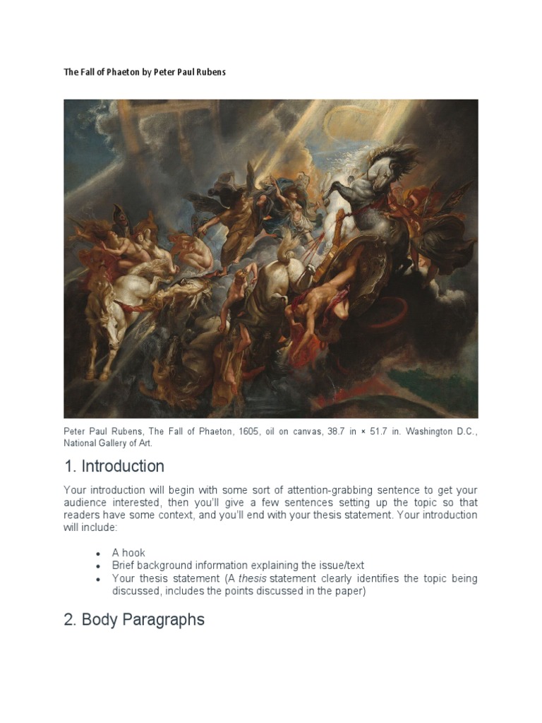 The Fall of Phaeton by Peter Paul Rubens | PDF | Paintings