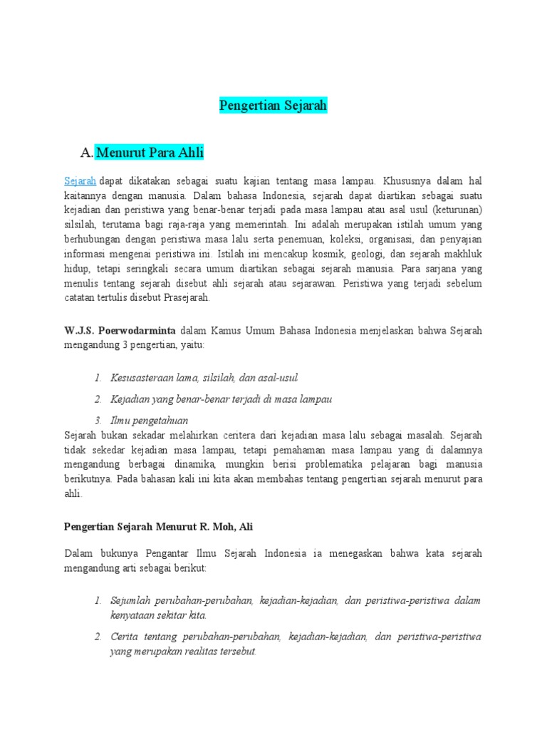 Bahan Ajar (Pengertian Sejarah, Kegunaan, Konsep) | PDF