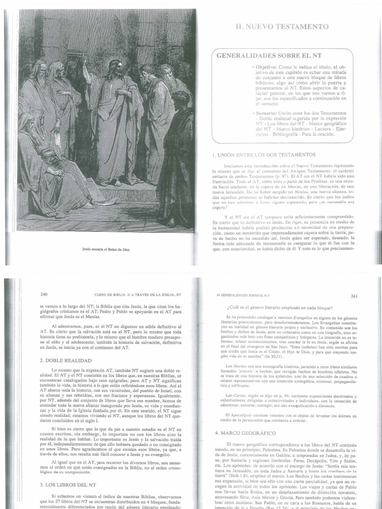 Curso Biblia BLOQUE 3 Nuevo Testamento | PDF