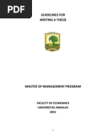 UMaT Thesis Guide | PDF | Thesis | Acronym