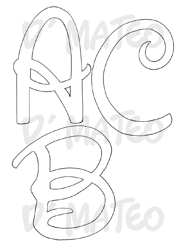 Letras Moldes Disney | PDF