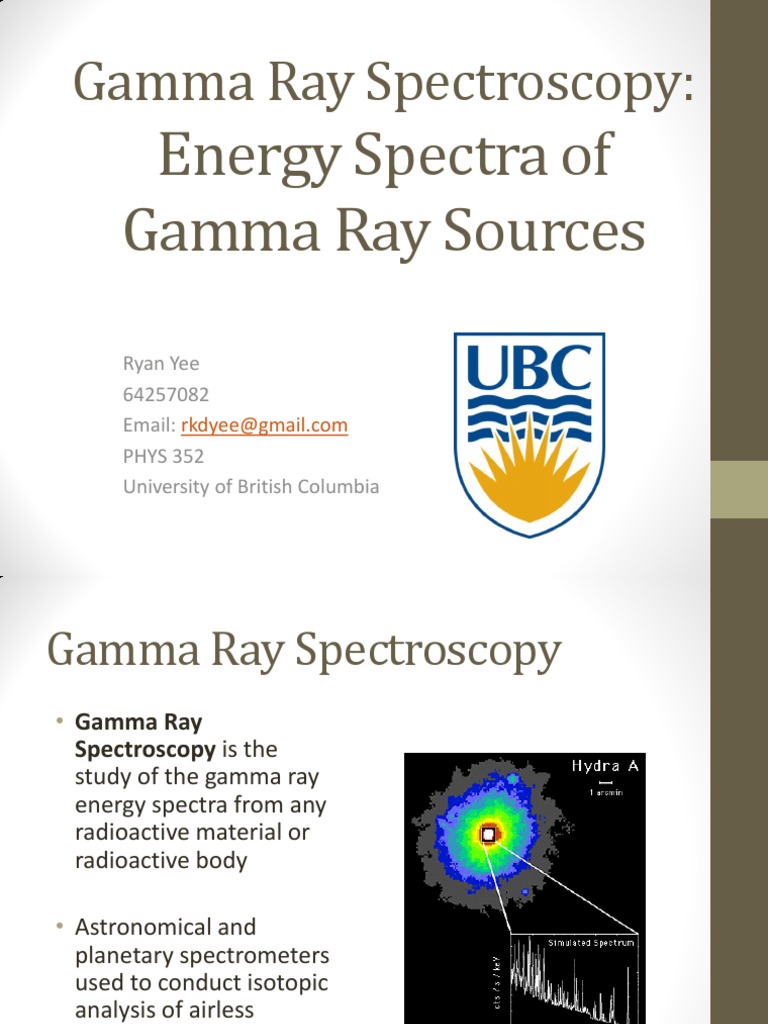 Gamma Ray Spectros | PDF | Gamma Ray | Electron