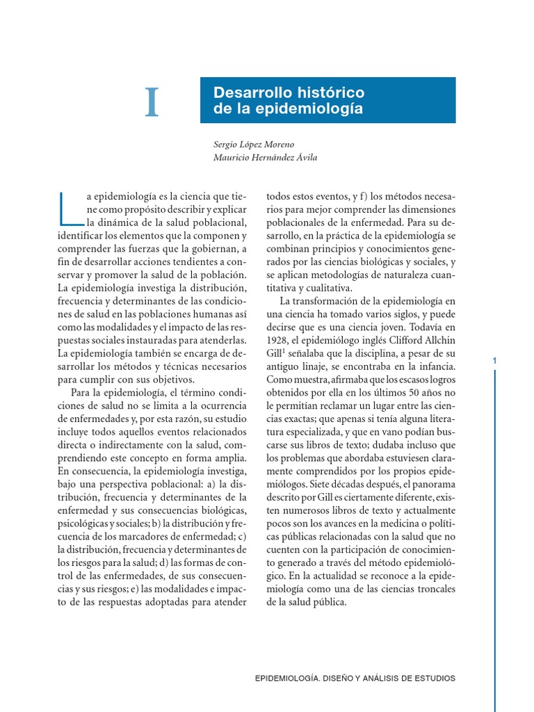 2 - Capitulo 1 - Desarrollo Historico de La Epidemiologia | PDF 2 - Capitulo 1 - Desarrollo Historico de La Epidemiologia | PDF