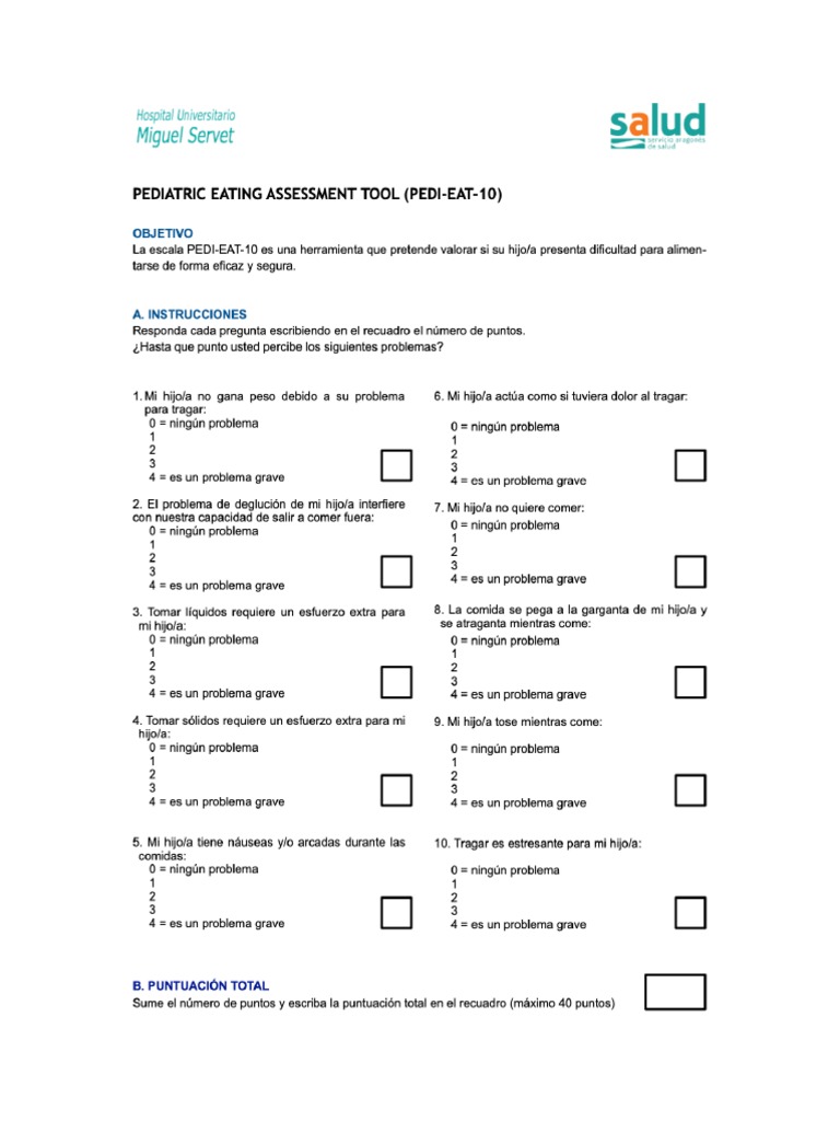 PEDI EAT 10 - Español | PDF