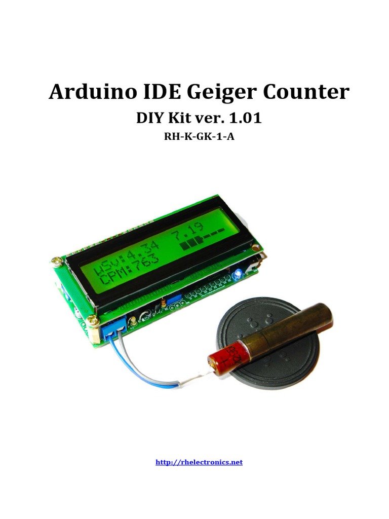 Arduino IDE Geiger Counter DIY Kit RH K GK 1 A | PDF | Arduino ...