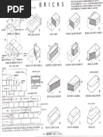 Brick Bond Patterns and Measurements | PDF | Building Materials | Masonry