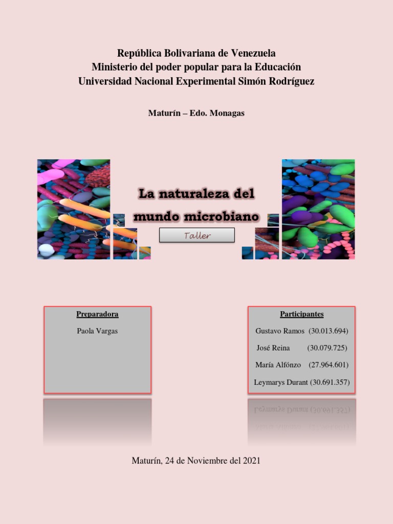 La Naturaleza Del Mundo Microbiano | PDF | Fermentación | Biología Celular)