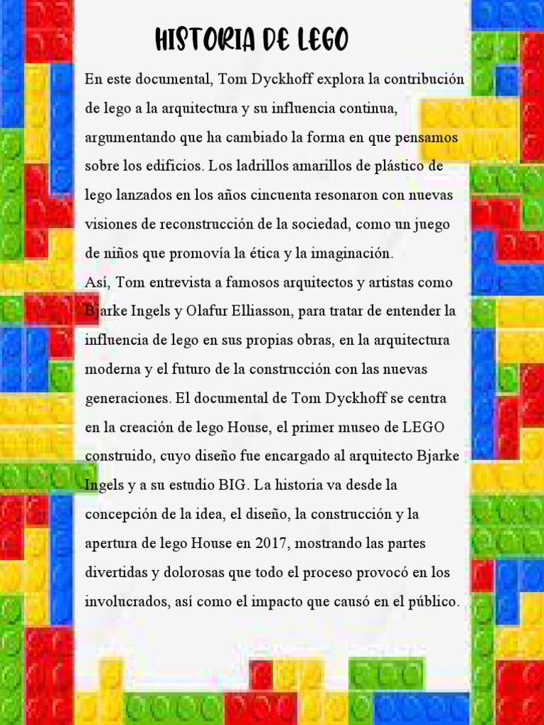 Lego: Impacto en Arquitectura Moderna | PDF | Juegos y actividades