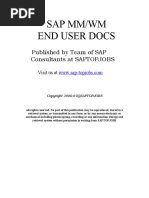 SAP MM - Request For Quotation | PDF