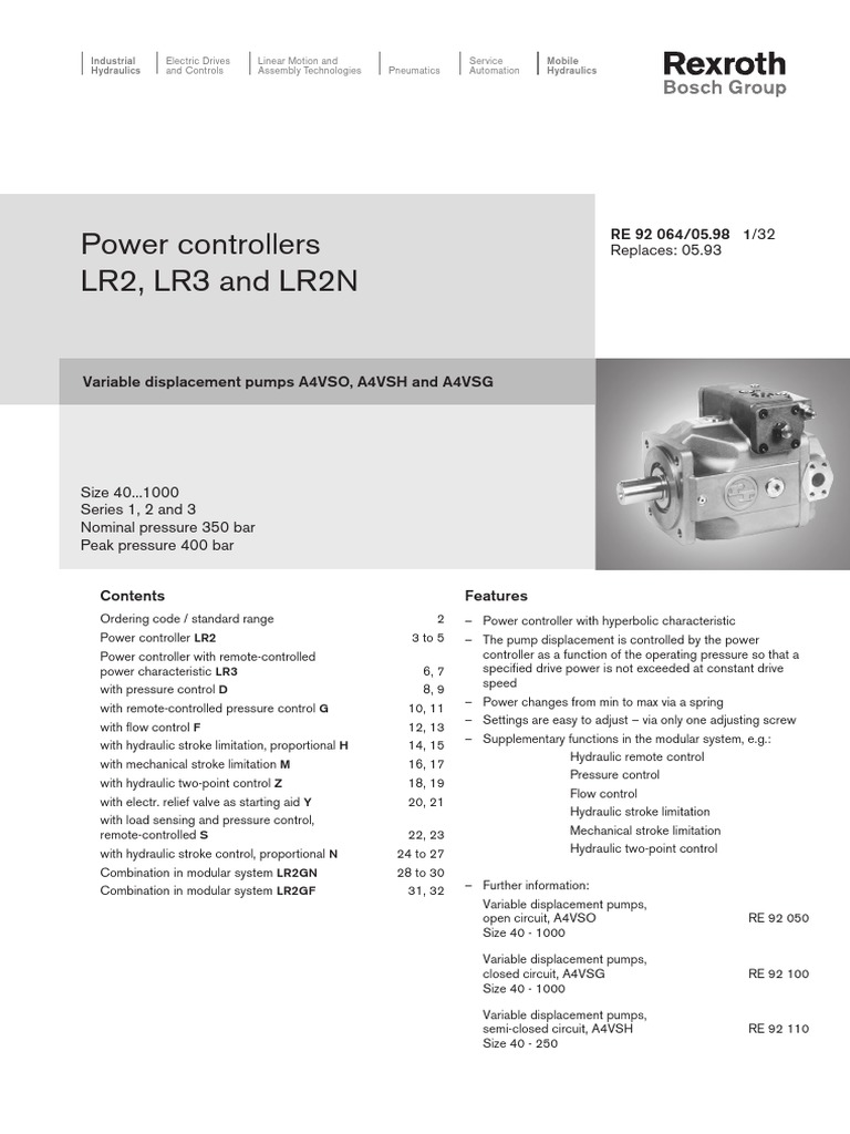 Bomba Rexroth 2 | PDF | Pump | Gases