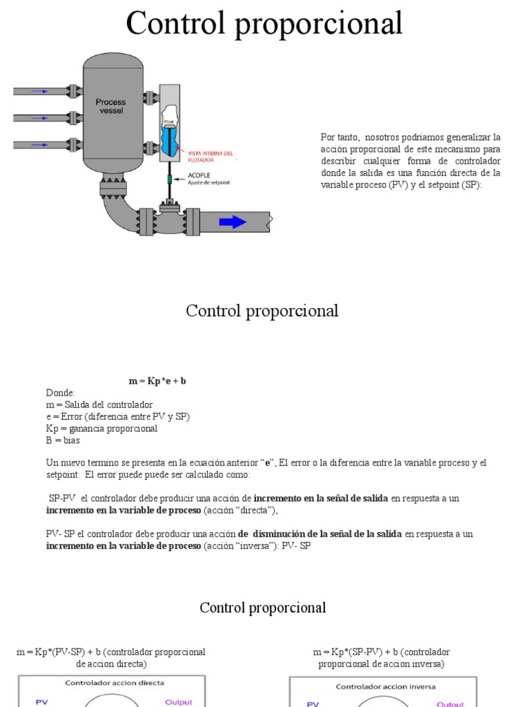 Control Proporcional | PDF | Sensor | Ingeniería mecánica