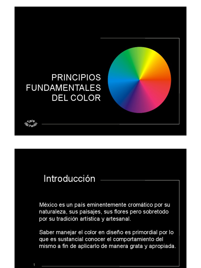 Teoria Del Color | PDF | Azul | Color