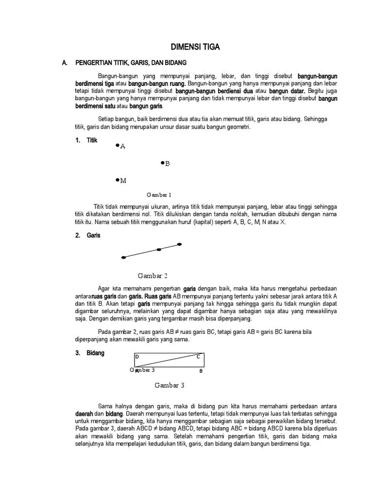 MODUL DIMENSI TIGA (Repaired) | PDF
